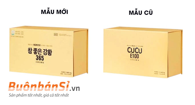 Tinh nghệ CUCU E100 Nano Curcumin Hàn Quốc mẫu mới 2019