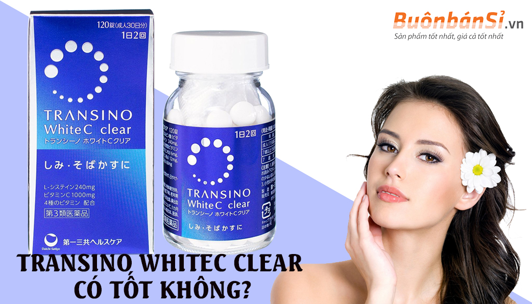 Viên uống Trắng da Transino WhiteC Clear có tốt không?