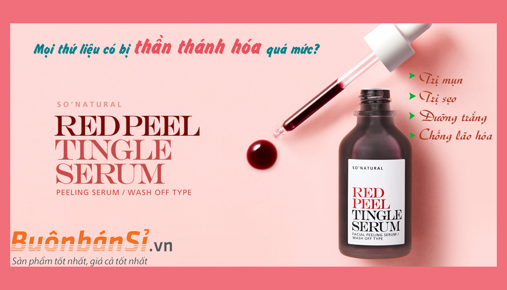 Review Tinh Chất Red Peel Tingle Serum – Đau đớn đến vậy có đáng?
